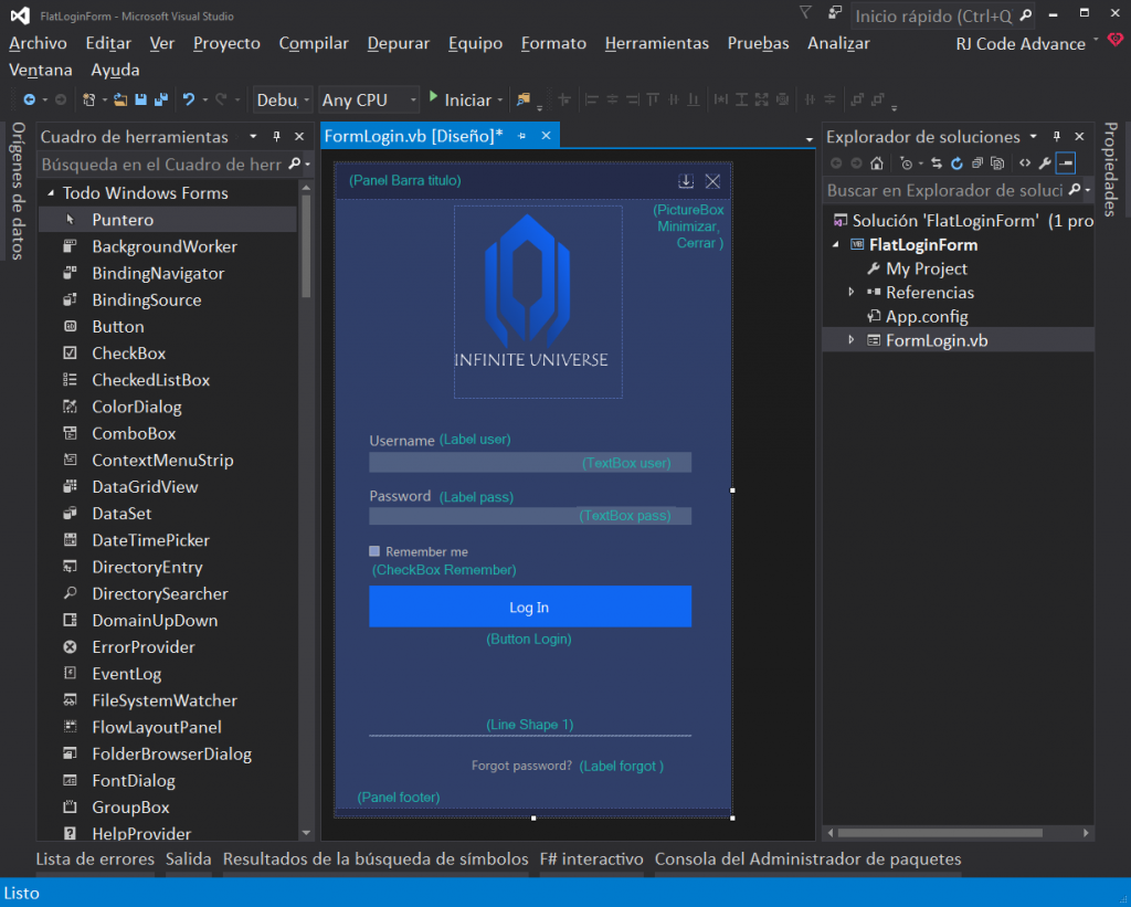 +Login Cap 1- Diseñar Formulario Login Plano Moderno Transparente y ...