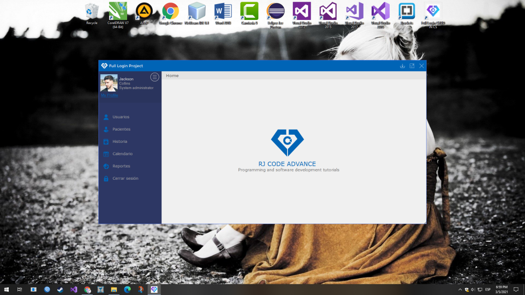 Full Login+CRUD -C#, SQL, Capas, POO – Nivel Intermedio – RJ Code Advance