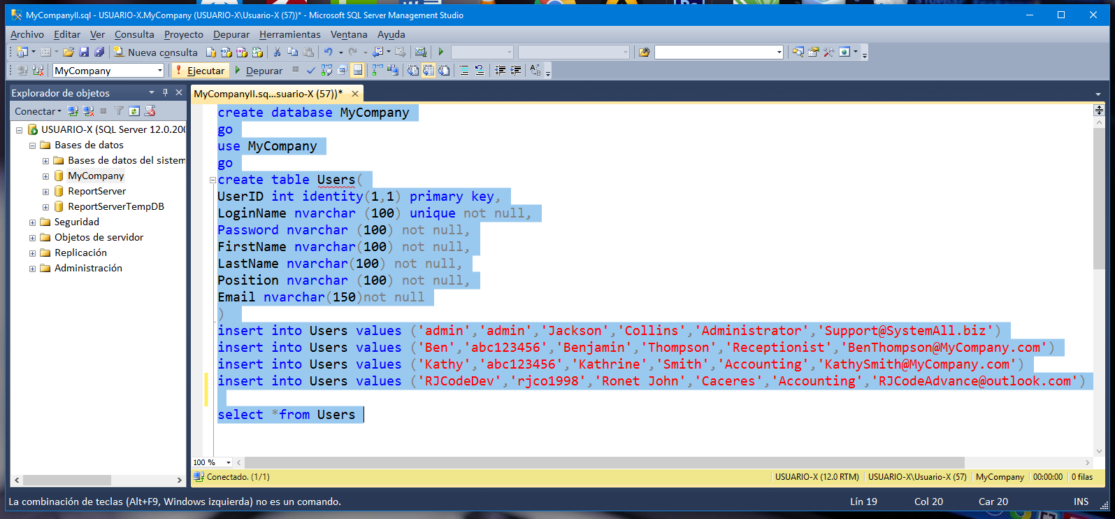 Cap 3/ Crear Paquete de Instalación- Aplicación con Base de Datos Local, SQL Server, Visual ...