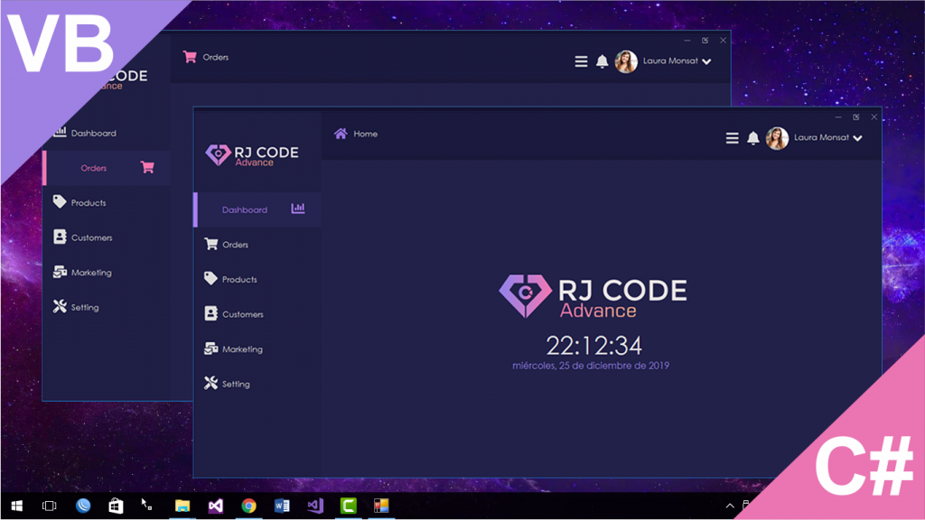 Diseño IU – Página 2 – RJ Code Advance