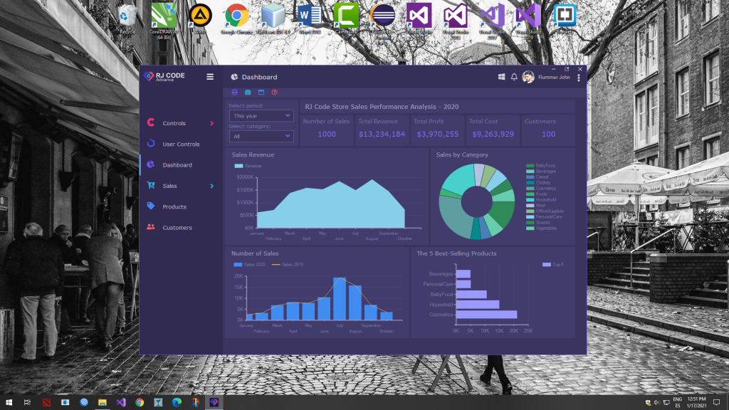 VB.NET- RJ Code Modern UI-M1 – RJ Code Advance