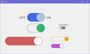 Toggle Button – Custom controls WinForm C# – RJ Code Advance