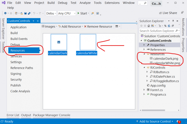 Custom DateTimePicker – Custom controls WinForm C# – RJ Code Advance